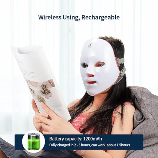7 Colour Wireless Led Face Mask (Home Use) – Grandeur Global