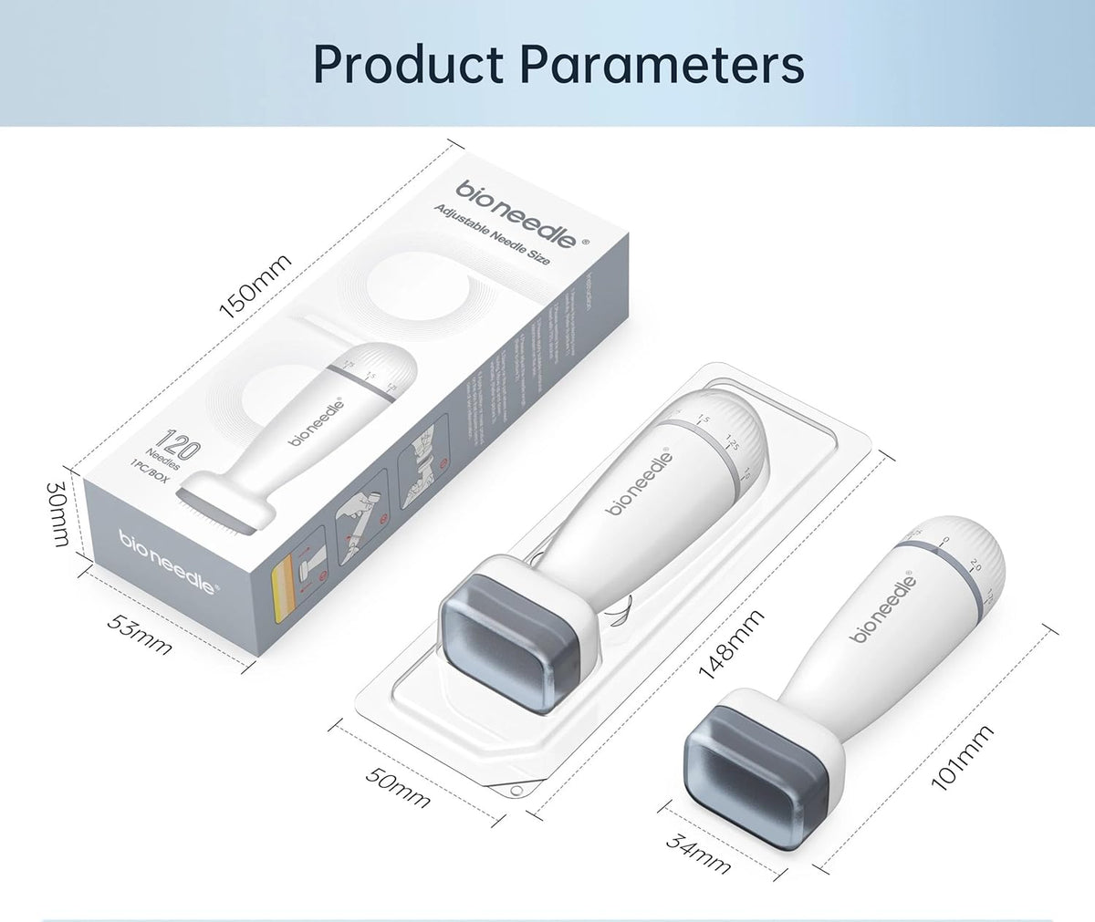 Bio Needle 120 Adjustable Dermastamp (SAHPRA Approved) – Grandeur Global