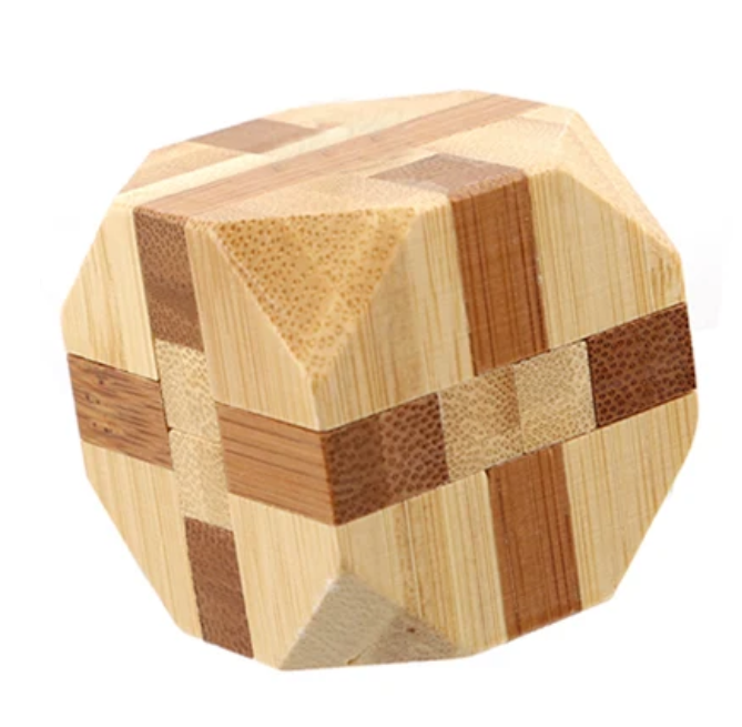 Wooden Octagon Puzzle Piece - Brainteaser – Grandeur Global