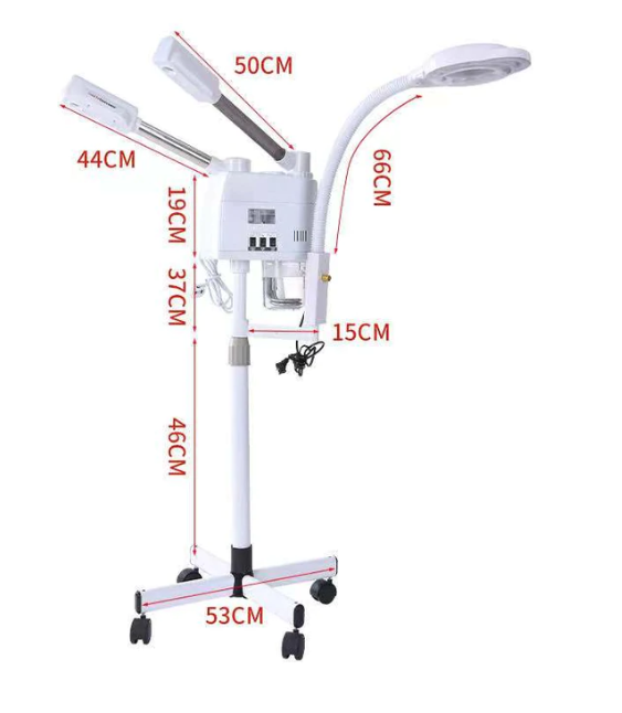 3 in 1 Professional Steamer Hot Cold and Mag Lamp - Esthetician Equipm ...
